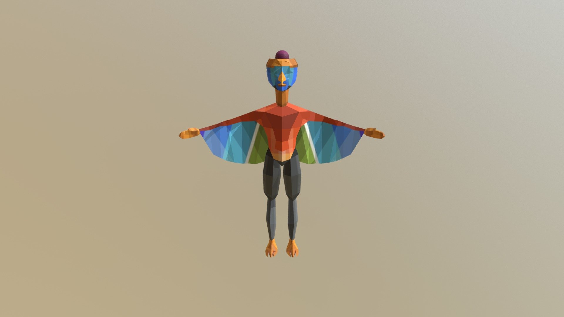 Eagle Man - 3D model by pauloscussel [1902324] - Sketchfab