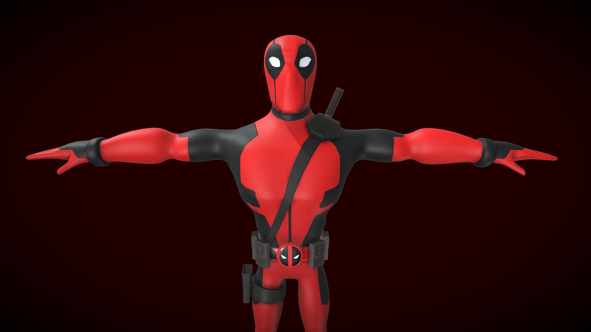 Disney Infinity - Deadpool - 3D model by GustavoLeon [19033cc] - Sketchfab