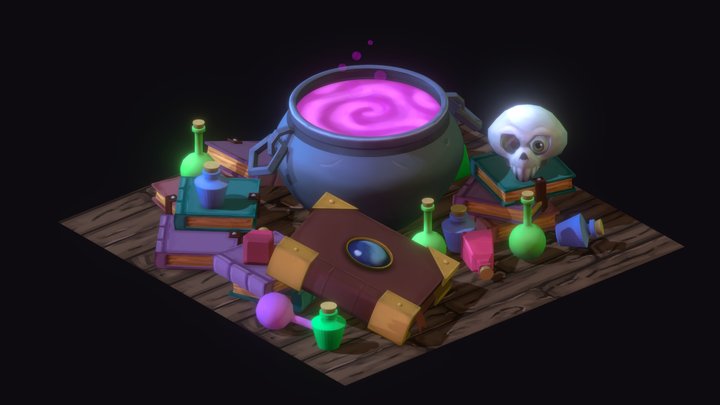 Caldron 3D models - Sketchfab