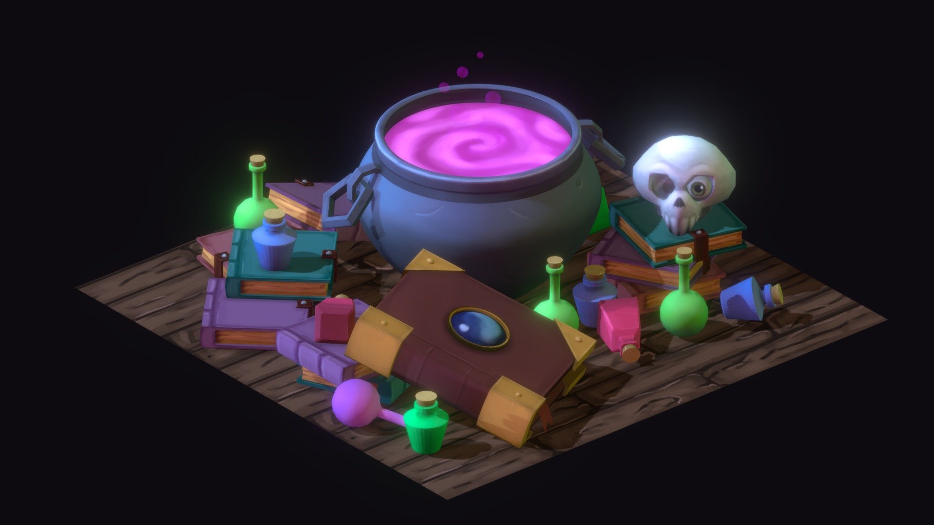 Wizard Workspace - 3D model by muriloliveira [19037e0] - Sketchfab