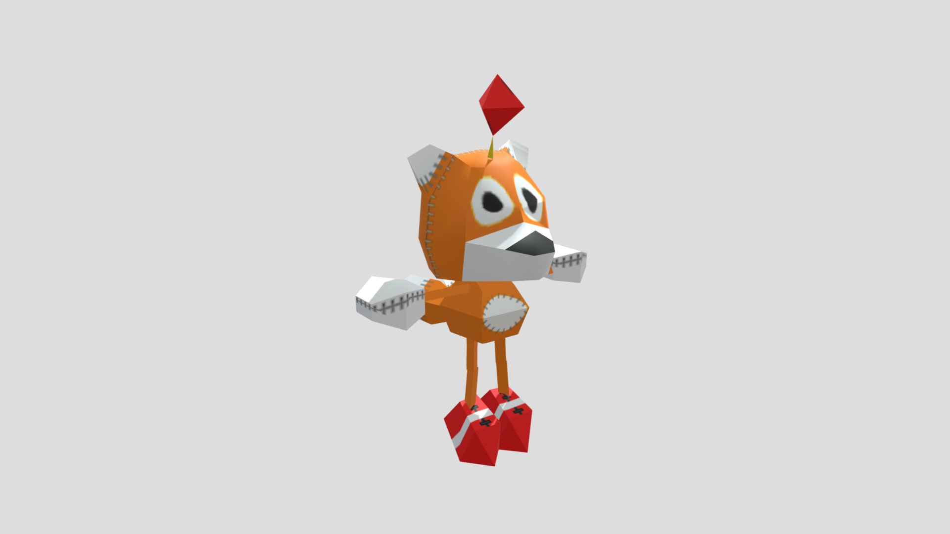 Tails Doll - Download Free 3D model by kanaleja87 [19050ae] - Sketchfab