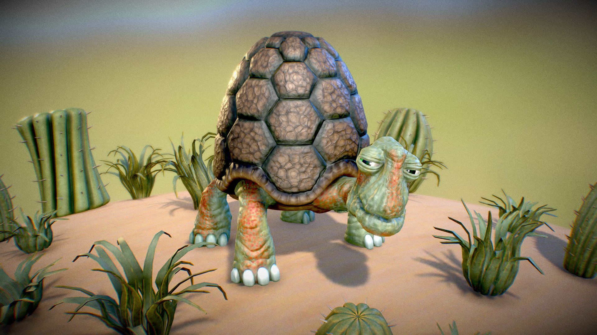 Kame-san - 3D model by benhollio [19066bc] - Sketchfab