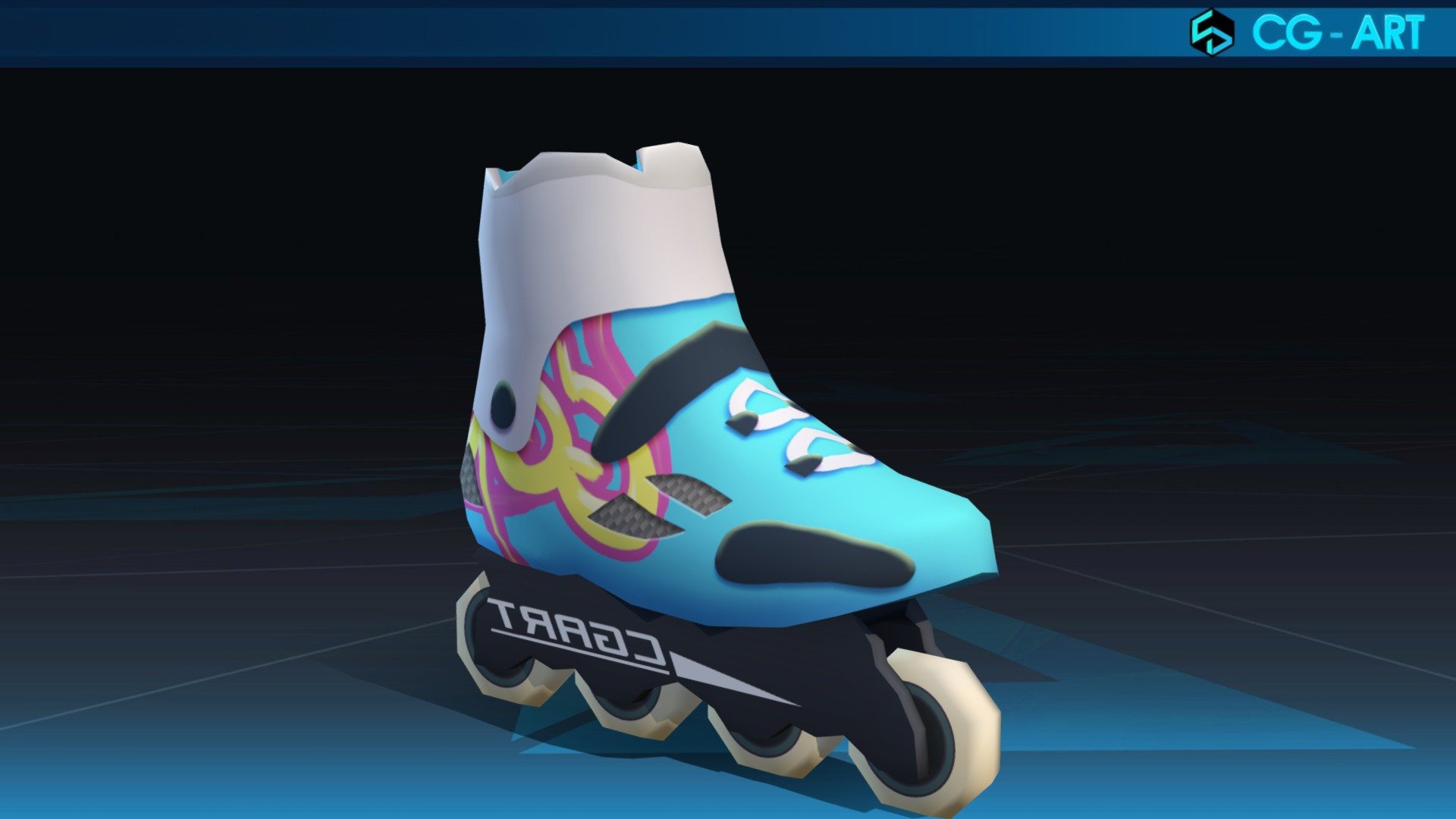 Patin Shoes - 3D model by cgart.com (@goart) [1906c2f] - Sketchfab