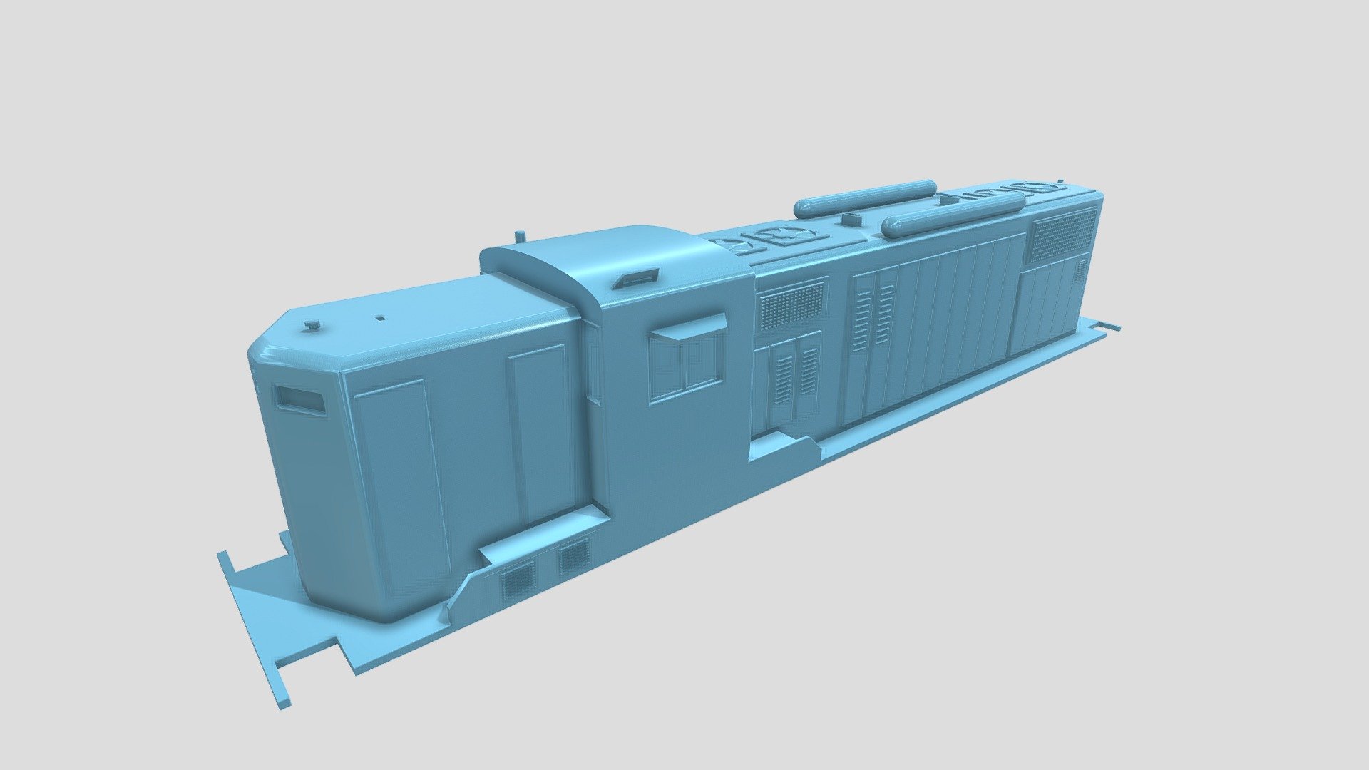 HO Scale EMD Gp9 Locomotive Shell - Download Free 3D model by Sp4449isbest [190a58c] - Sketchfab