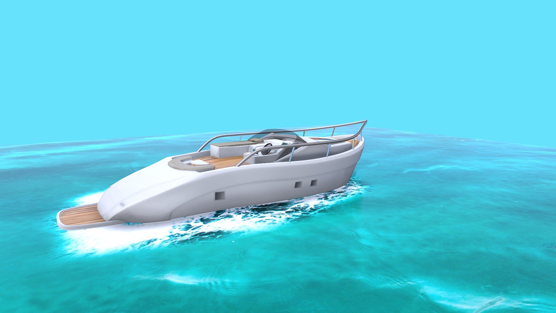 Luxury Speed Boat - Buy Royalty Free 3D model by 3dia [190a6cf ...