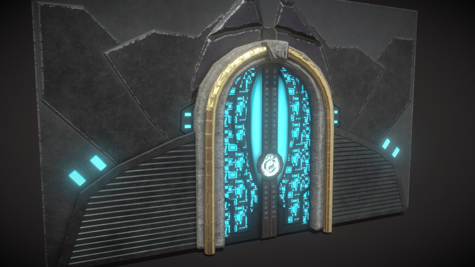 Secret Gate - 3D model by ThomasGUEMON (@tsrp15_974) [190b451] - Sketchfab
