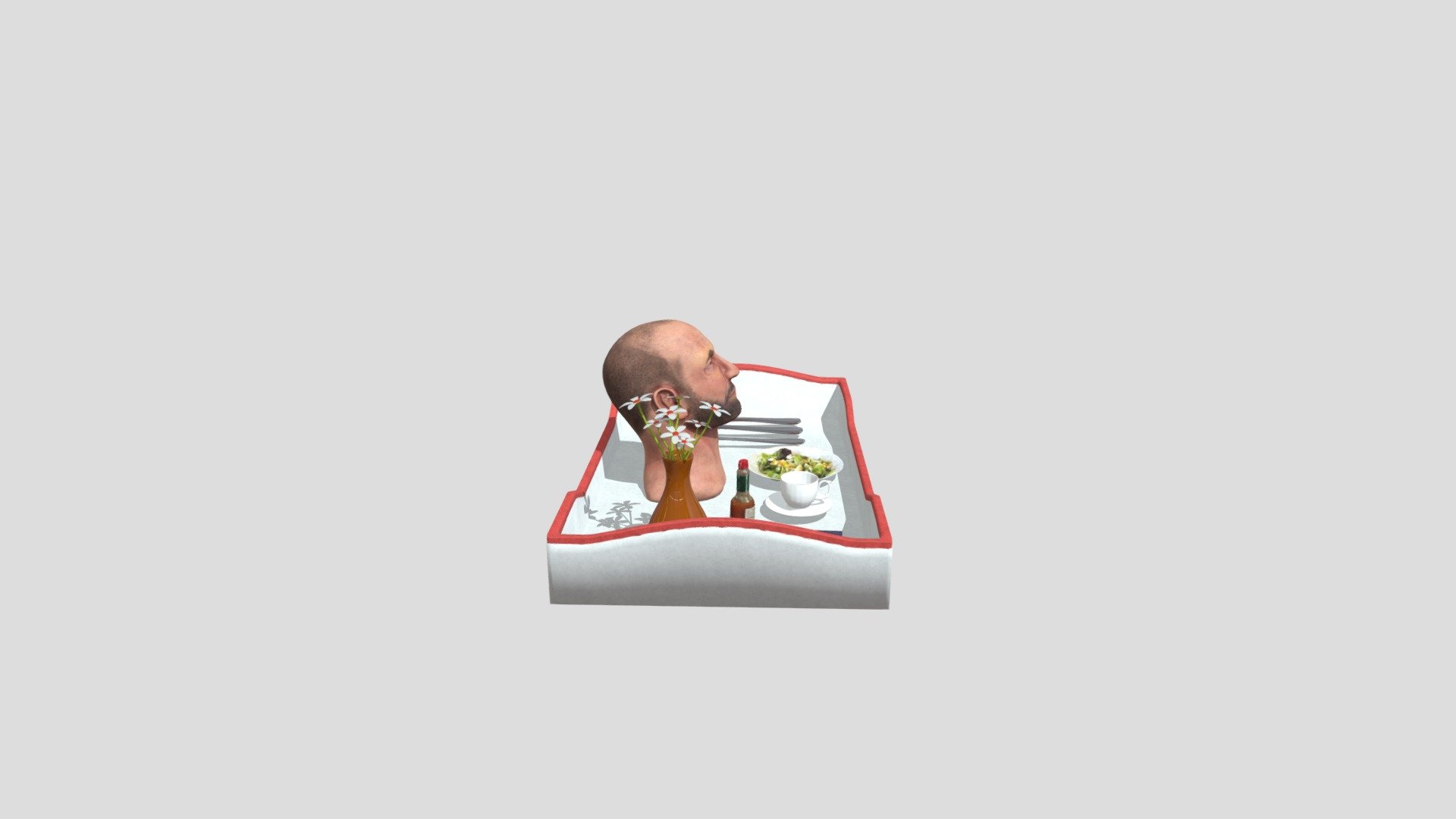 Human Tray - Download Free 3D model by mitch.chaiet [190bb62] - Sketchfab