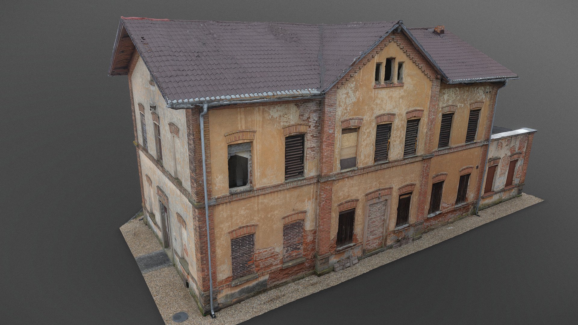 Old train station - Buy Royalty Free 3D model by matousekfoto [190d0de ...