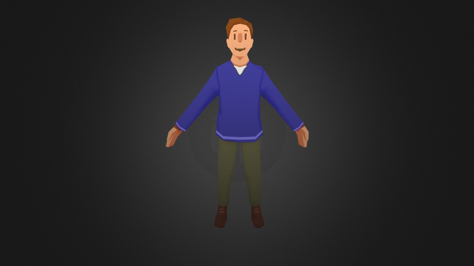 Generic Male Character - 3D model by SanderDeLaat [190ec81] - Sketchfab