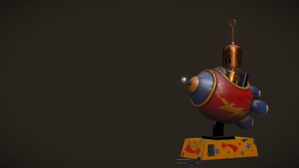 Rocket Bot - 3D model by NicholasCat [190f90f] - Sketchfab