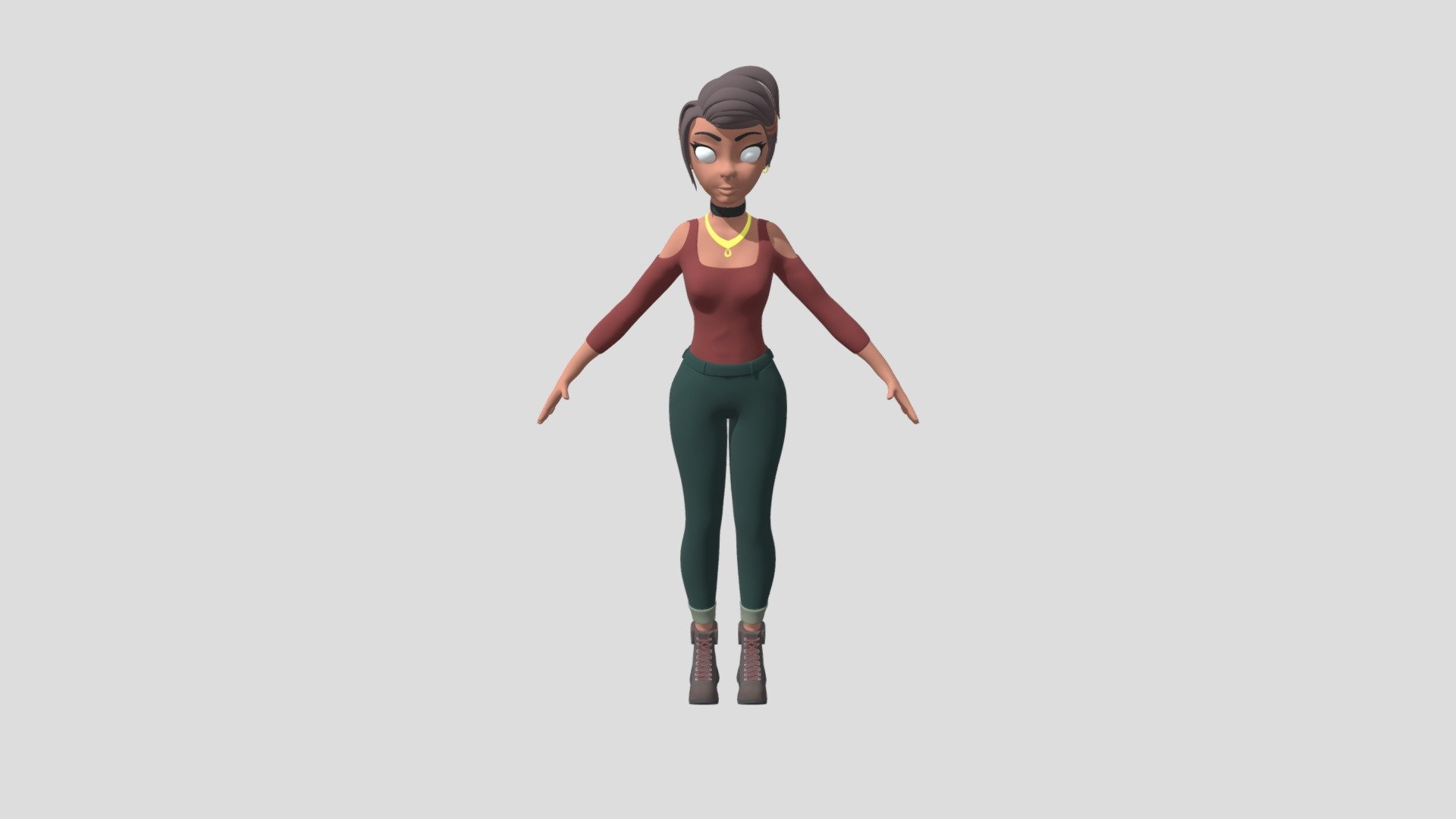 disney woman - 3D model by Hovo_blender [19102ad] - Sketchfab