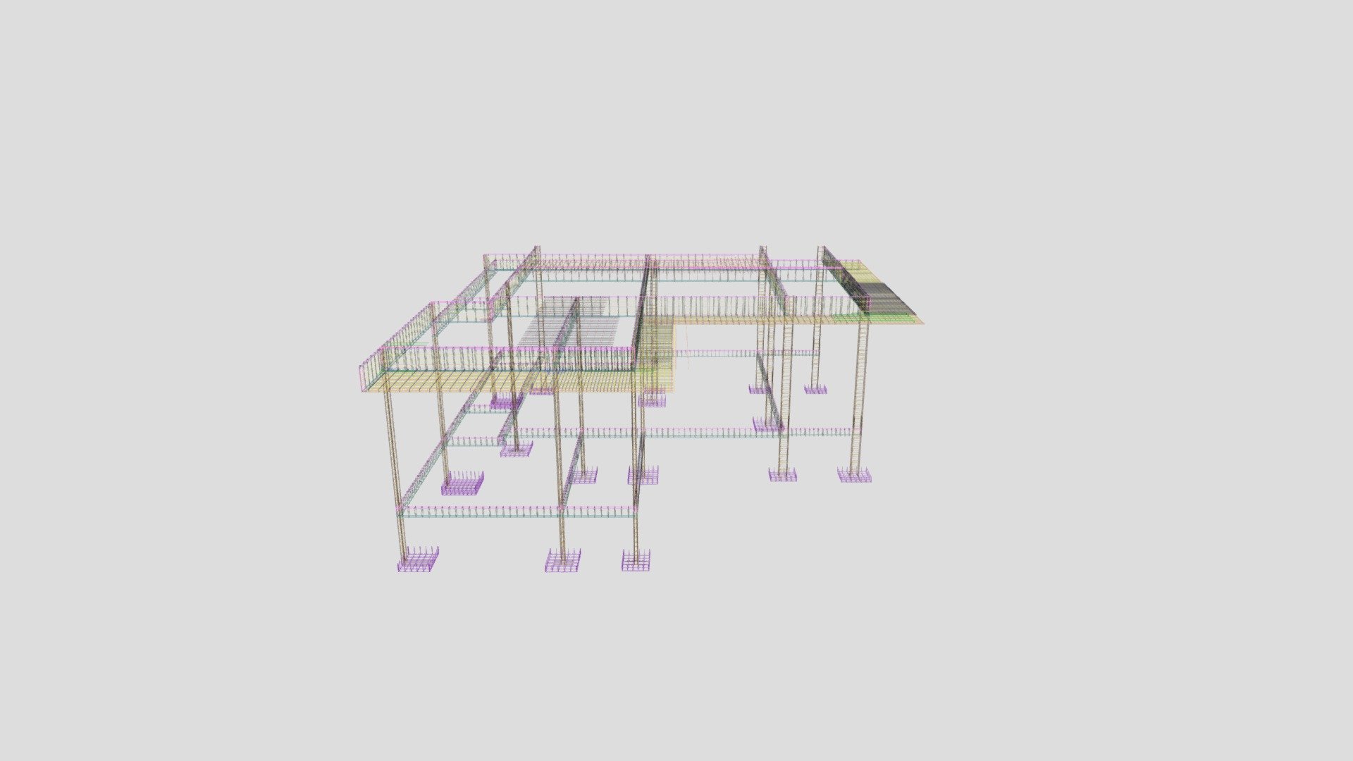 ESQUELETO ESTRUTURA DECK - Download Free 3D model by RN Estrutural ...