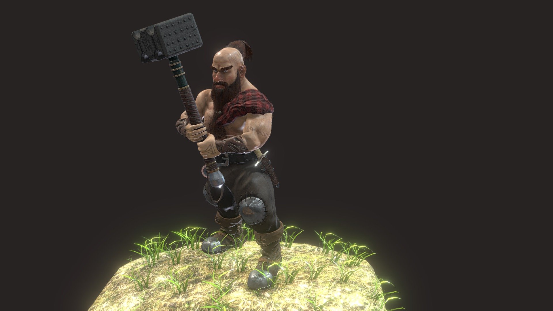 Young dwarf - 3D model by den4ik4irik [19114af] - Sketchfab