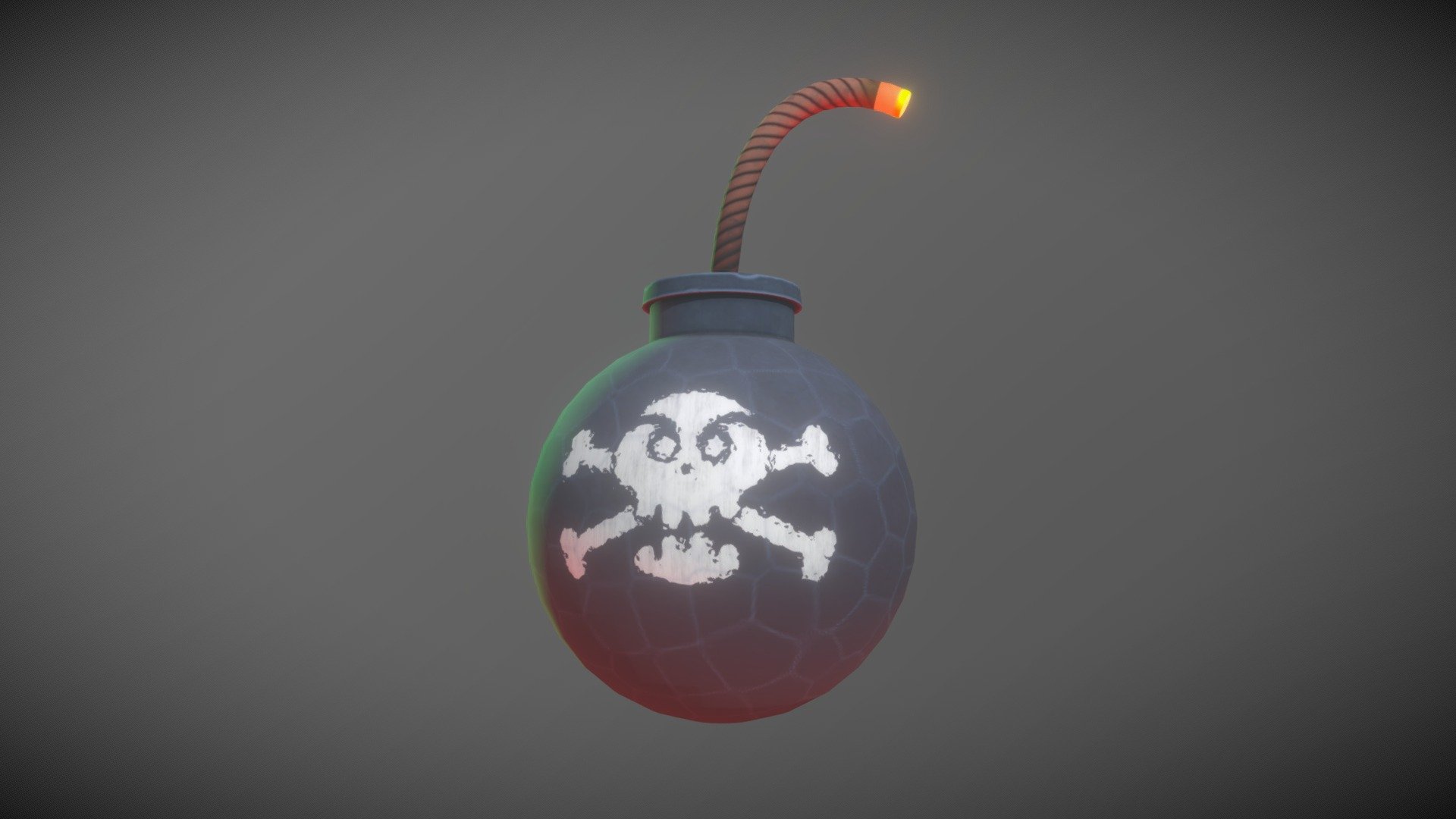 Stylized Bomb - Download Free 3D model by Ahsan.Faraz [19116a7] - Sketchfab