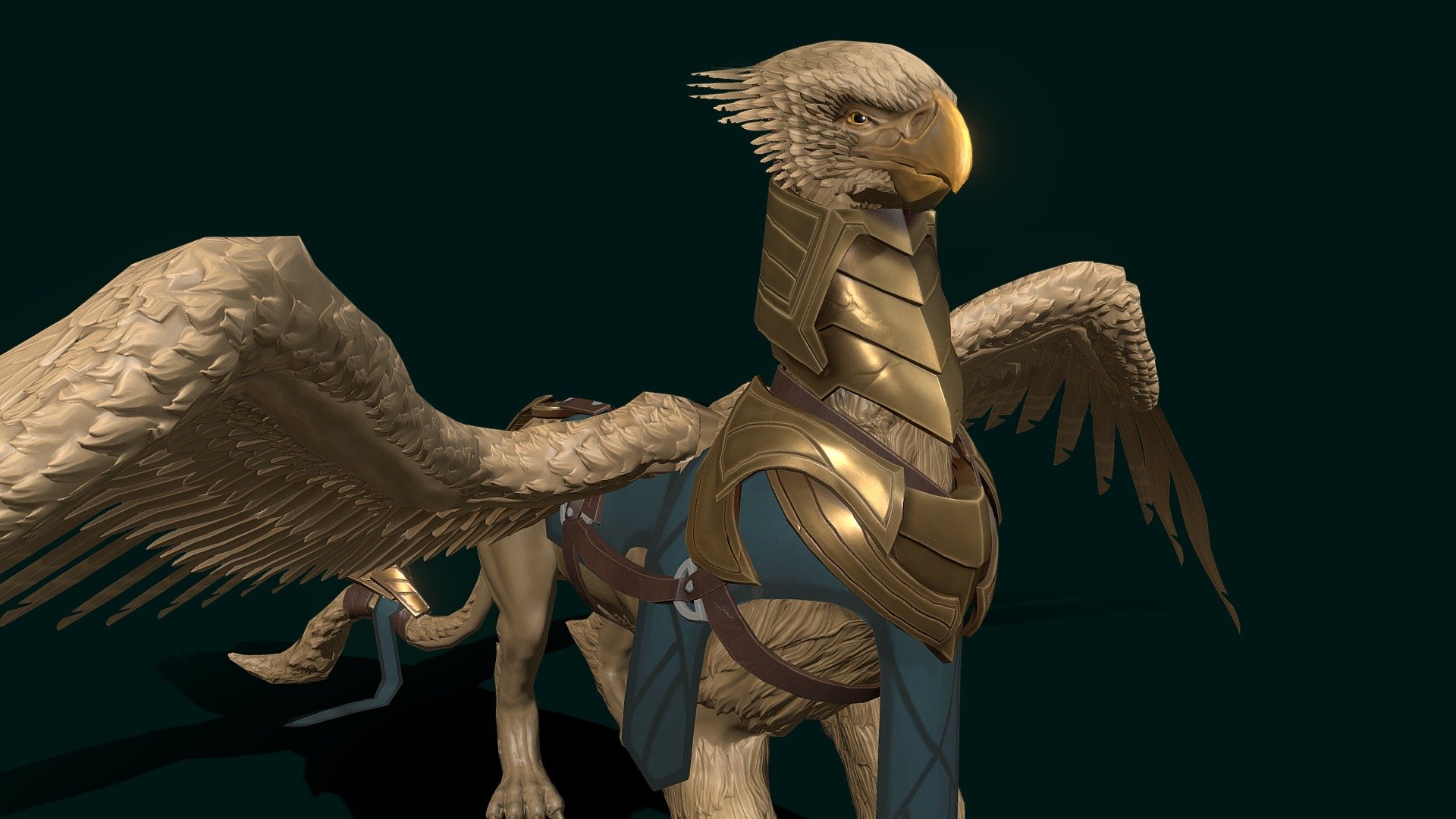 Griffin Stylized - 3D model by dunx [19121ff] - Sketchfab
