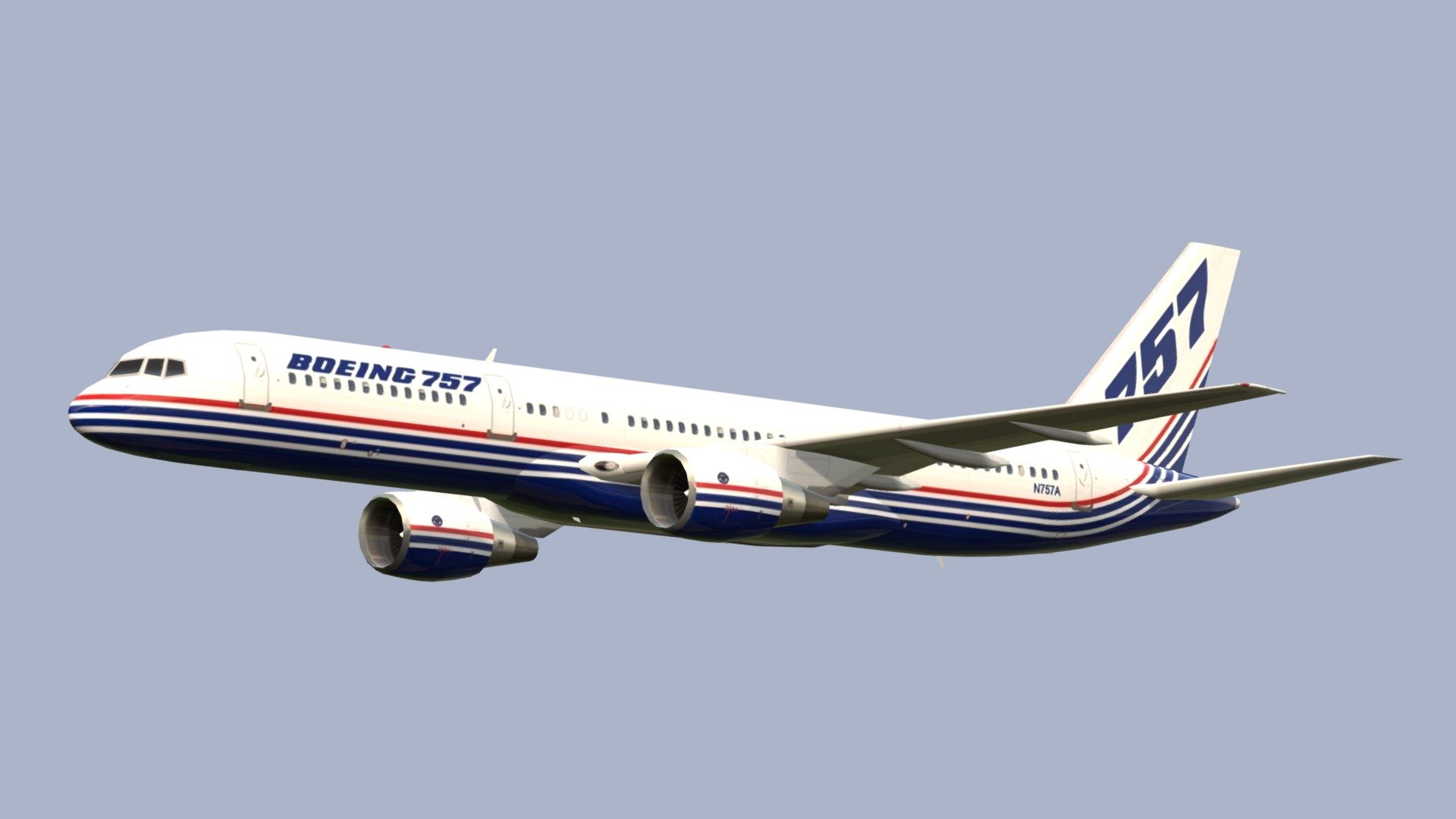 Boeing 757-200 - Download Free 3D model by OUTPISTON [1912aee] - Sketchfab