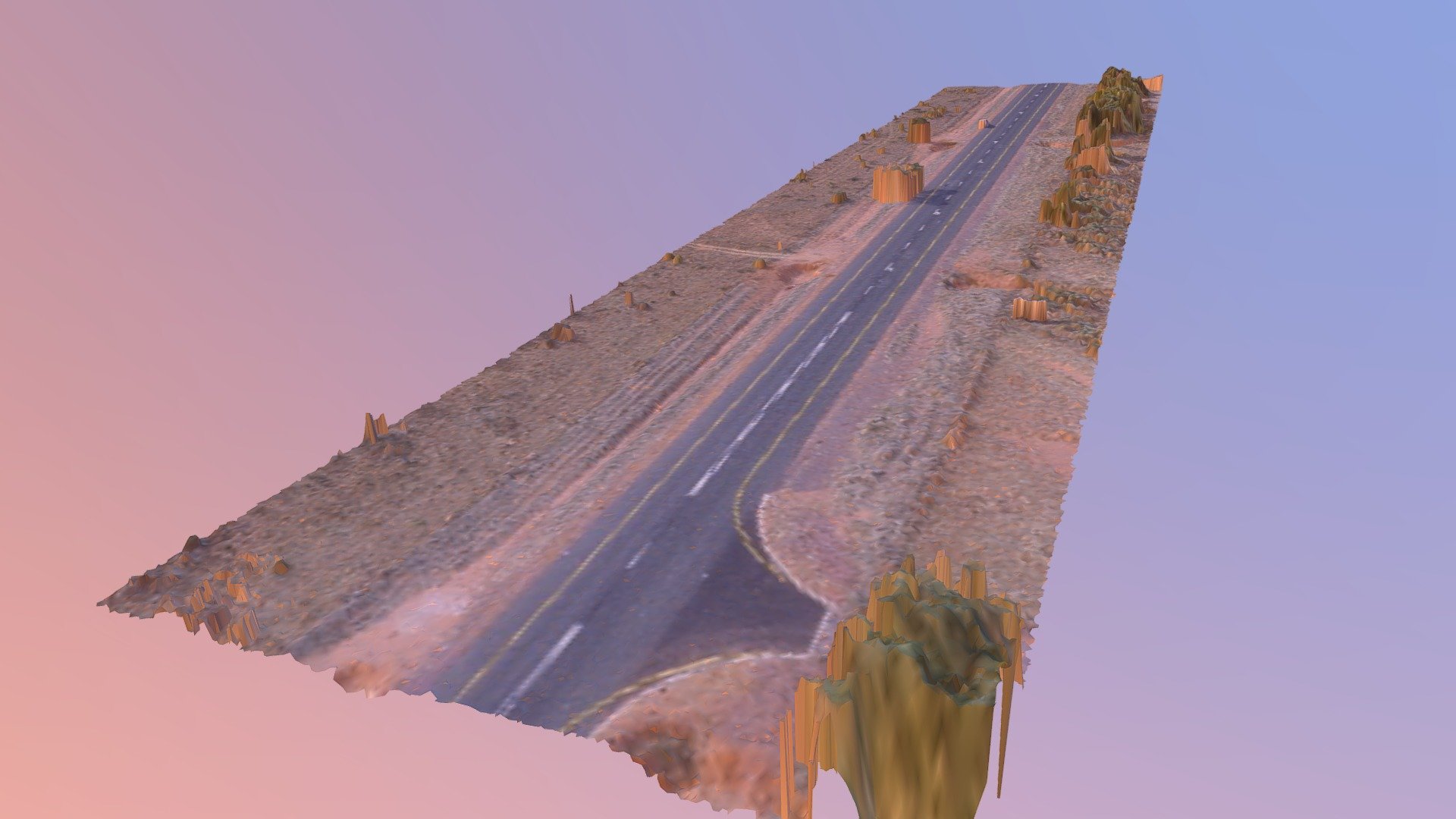 Road Survey Test - 3D model by UAV Resolution (@ajerasmus) [1914521 ...