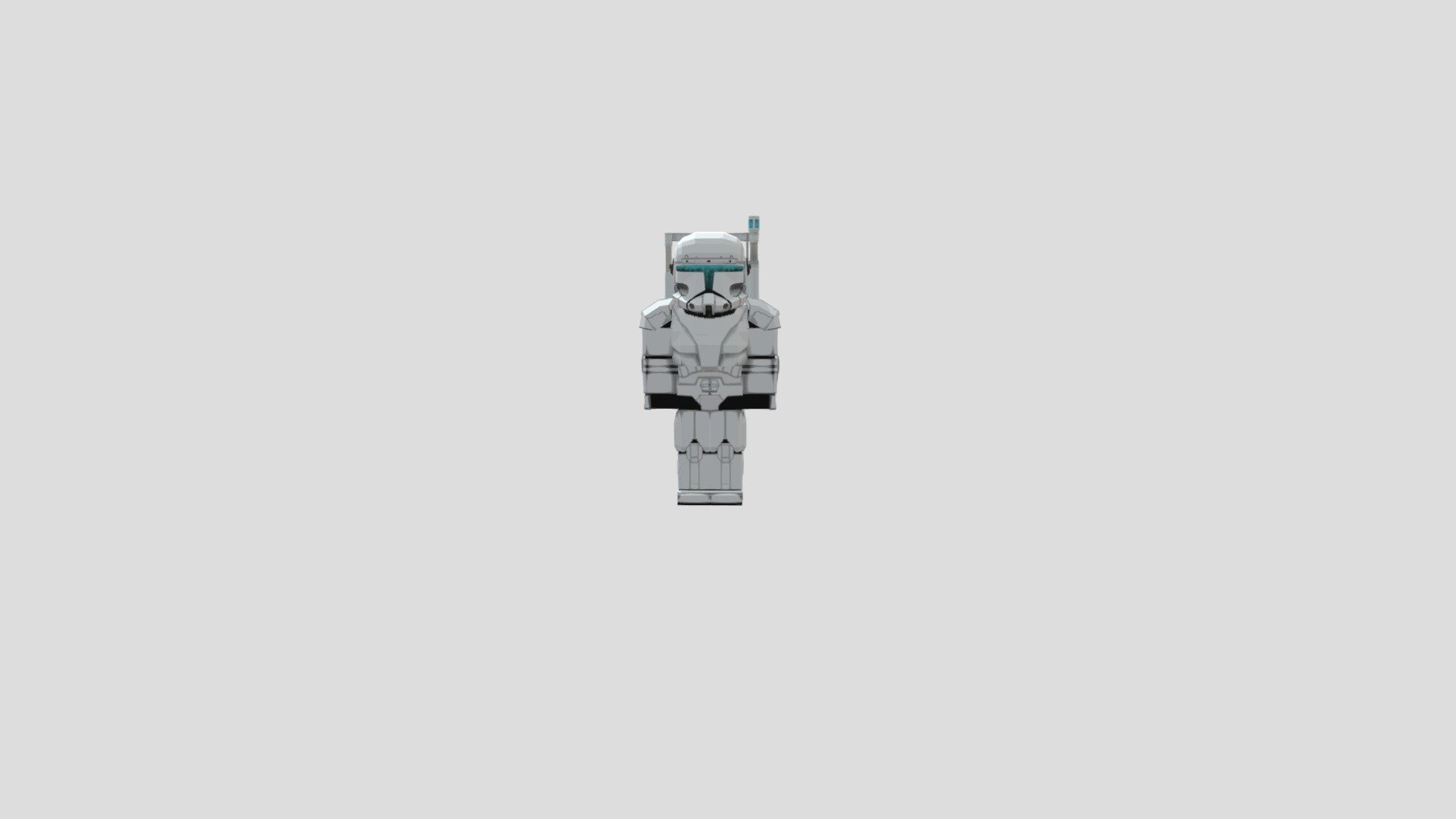 Armor clonecommando Minecraft model 3 - Download Free 3D model by ...