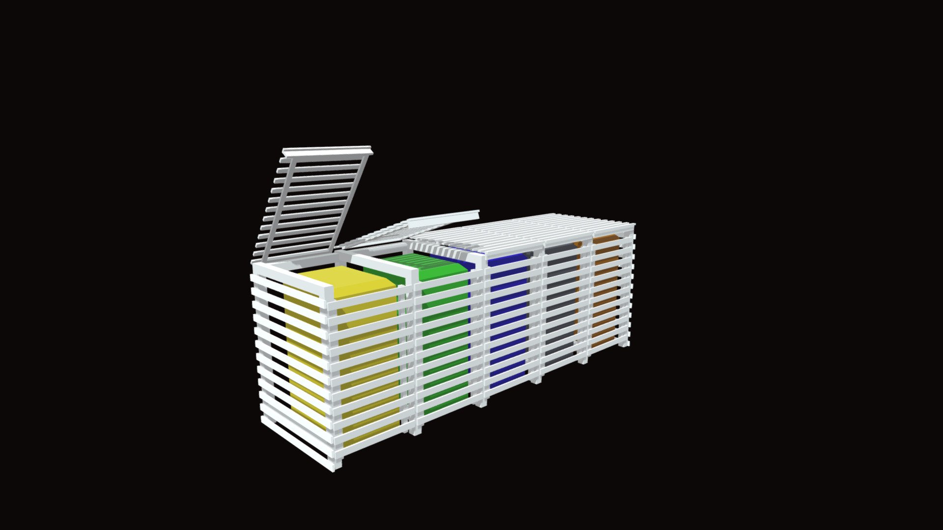 outdoor container cover - Download Free 3D model by Antonio Rossini ...