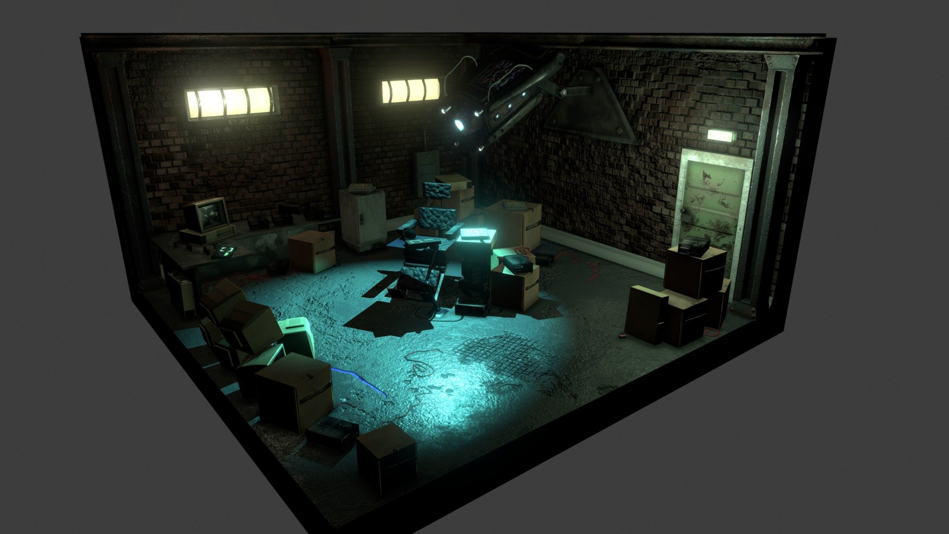 CyberPunk Room - 3D model by Tokyo_Funk [1916a12] - Sketchfab