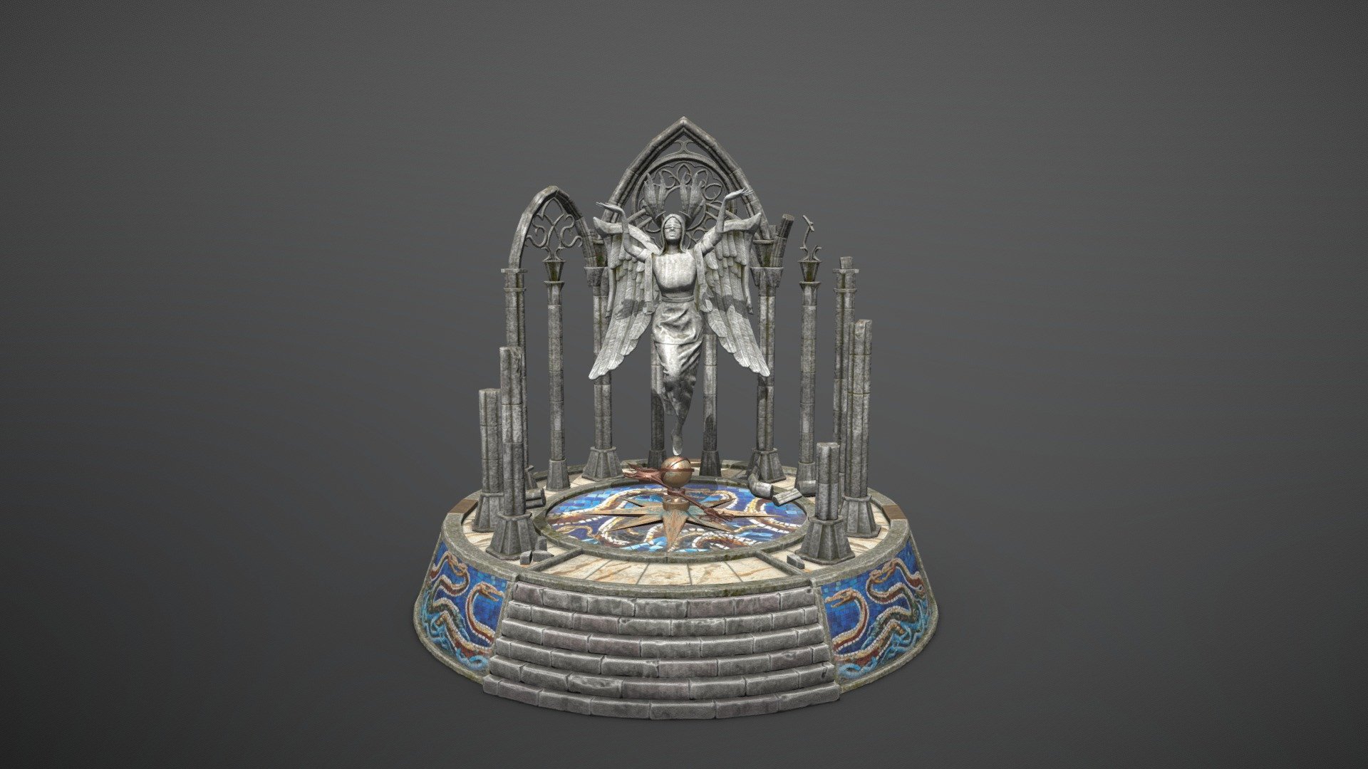 The altar of wandering (fan art) - 3D model by Redhaireddog [191aee3 ...