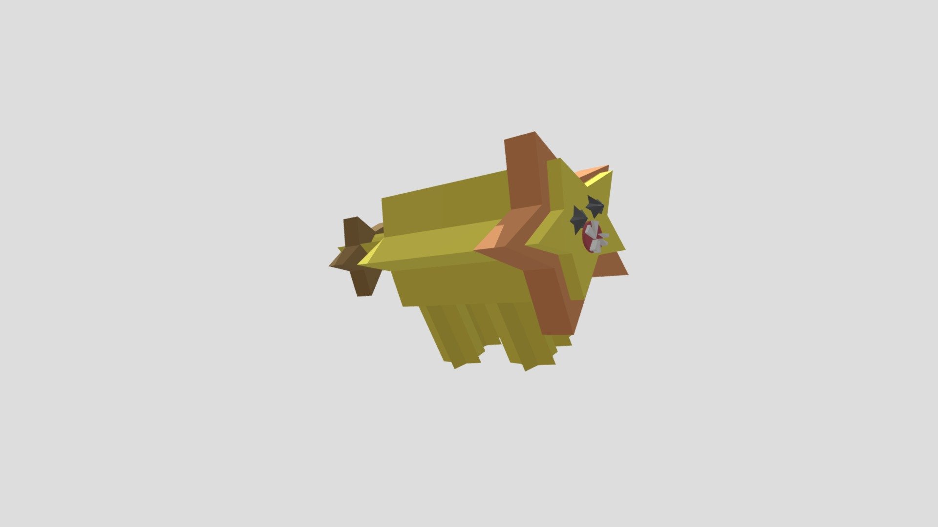 みらいのライオン（スターライオン） - 3D model by techwonder [191b756] - Sketchfab