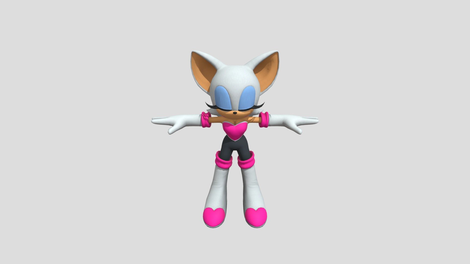 Rouge the Bat - Sonic Brawl 3D - Download Free 3D model by ...