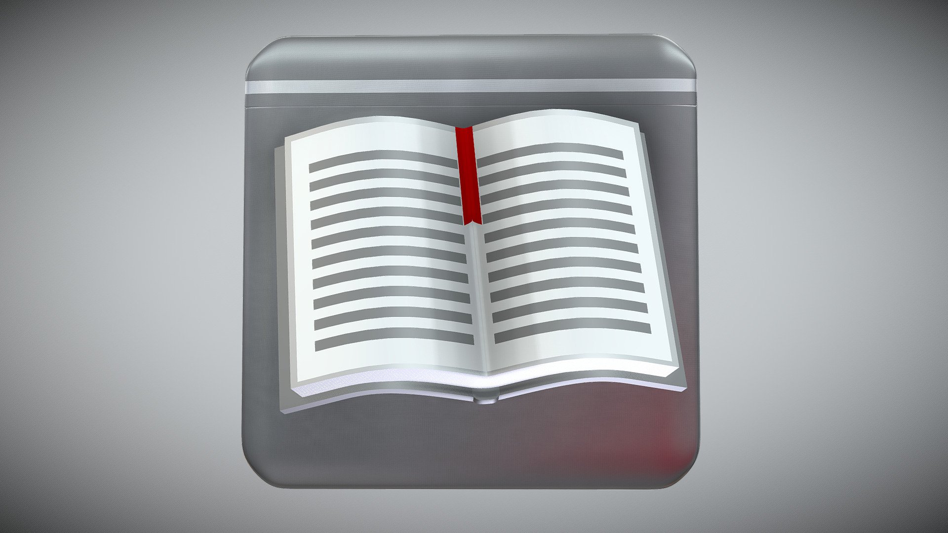 3D Book Icon - Buy Royalty Free 3D model by VIS-All-3D (@VIS-All ...