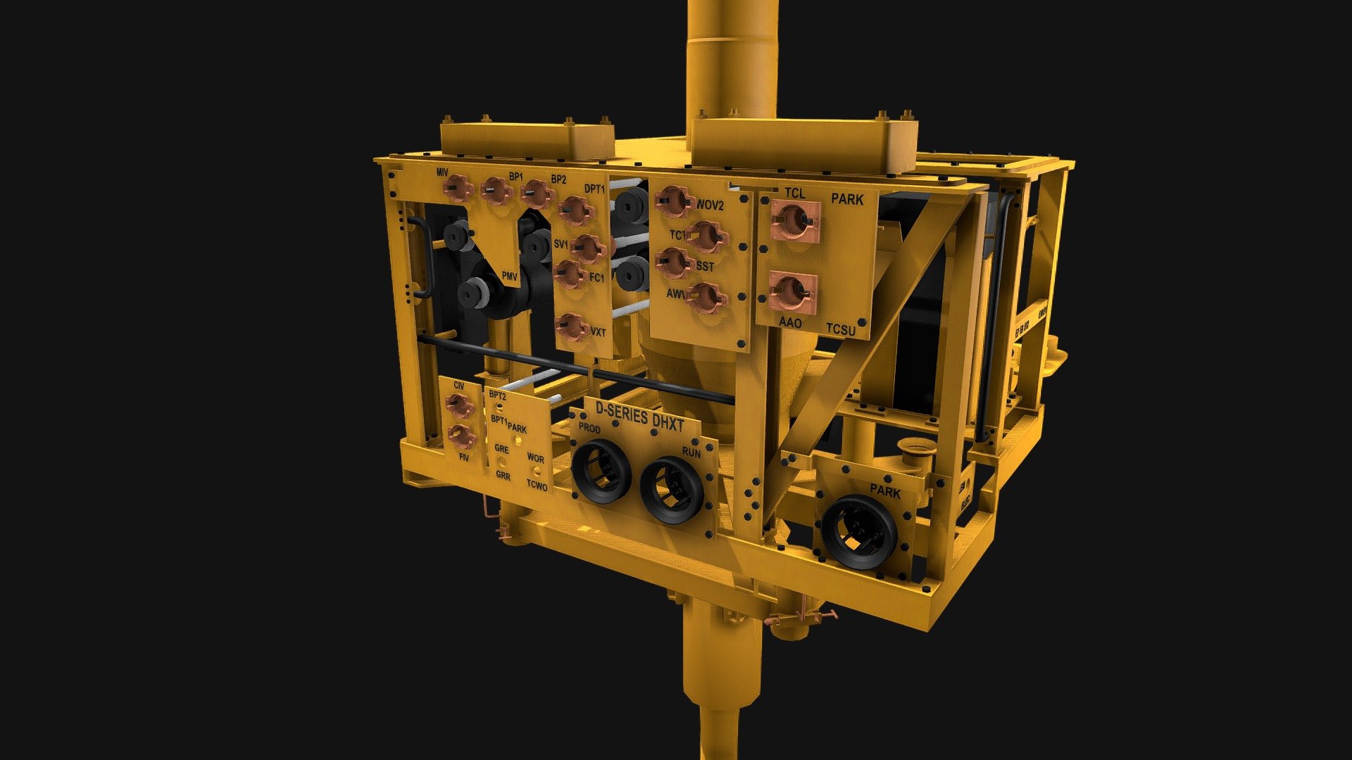 Wellhead System - 3D model by 1311432 [1923232] - Sketchfab