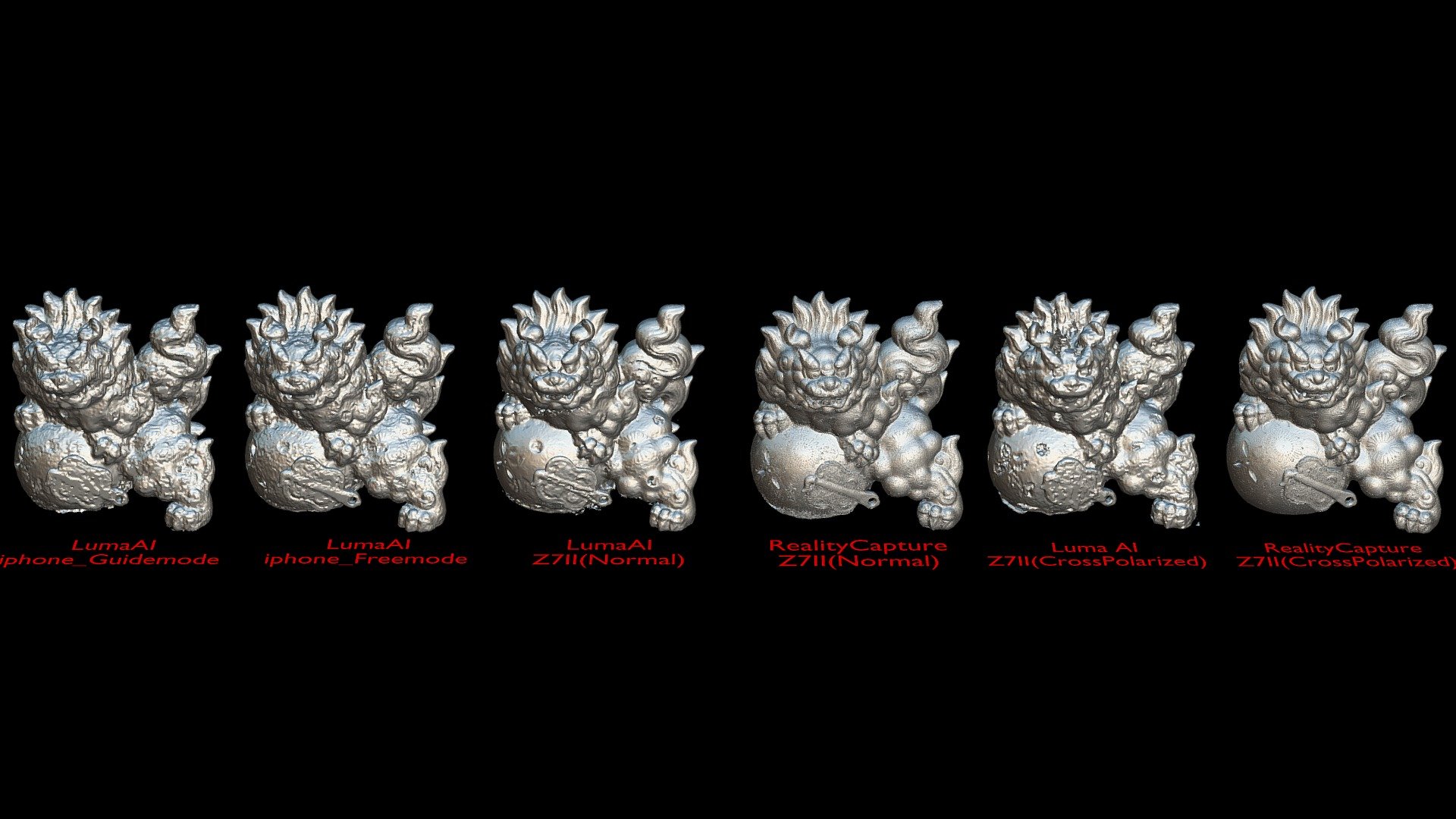 NeRF(Luma AI) & Photogrammetry Part 4 - 3D model by 3D scan studio ...