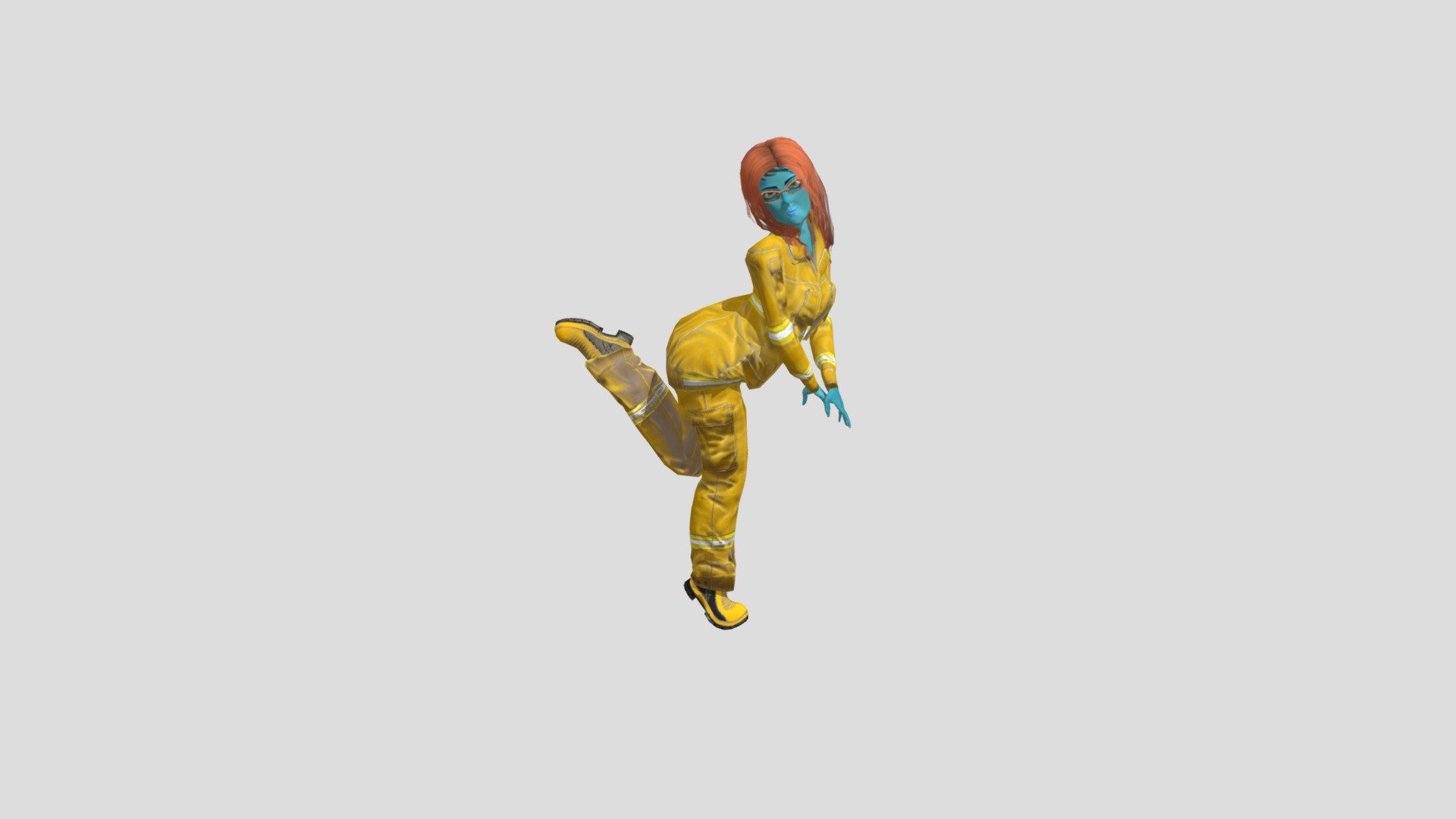 Female Standing Pose - 3D model by juliahache [1924aba] - Sketchfab
