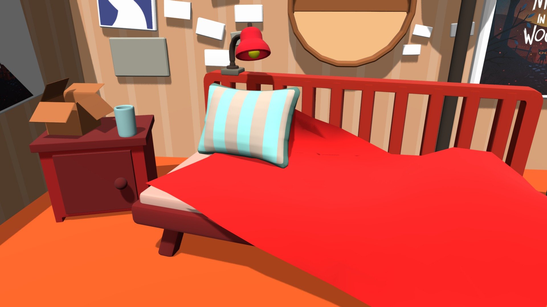 Mae's Room Night in The Woods - 3D model by Maxwell Walton ...