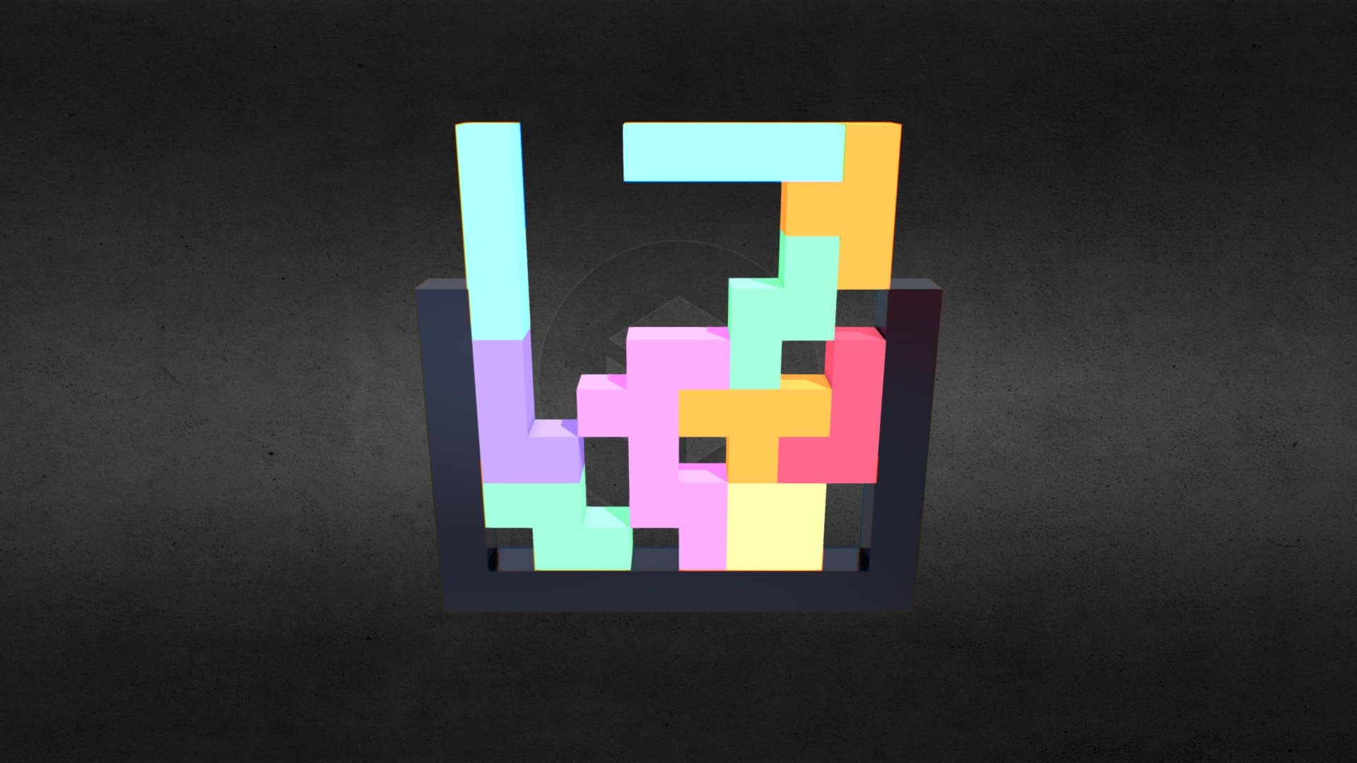 Assignment 2 - Tetris Blocks - 3D model by BoomBox5 [1927159] - Sketchfab