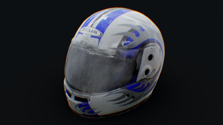 Motorcycle-helmet 3D models - Sketchfab