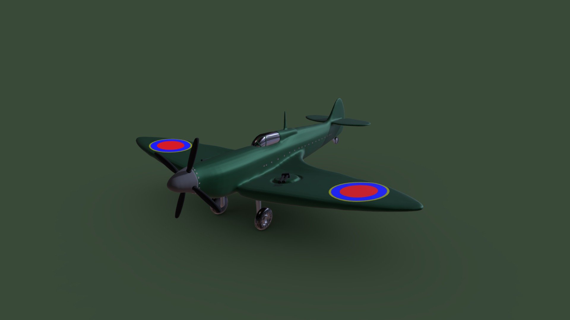 Spitfire - Download Free 3D model by patmateee [1928f61] - Sketchfab