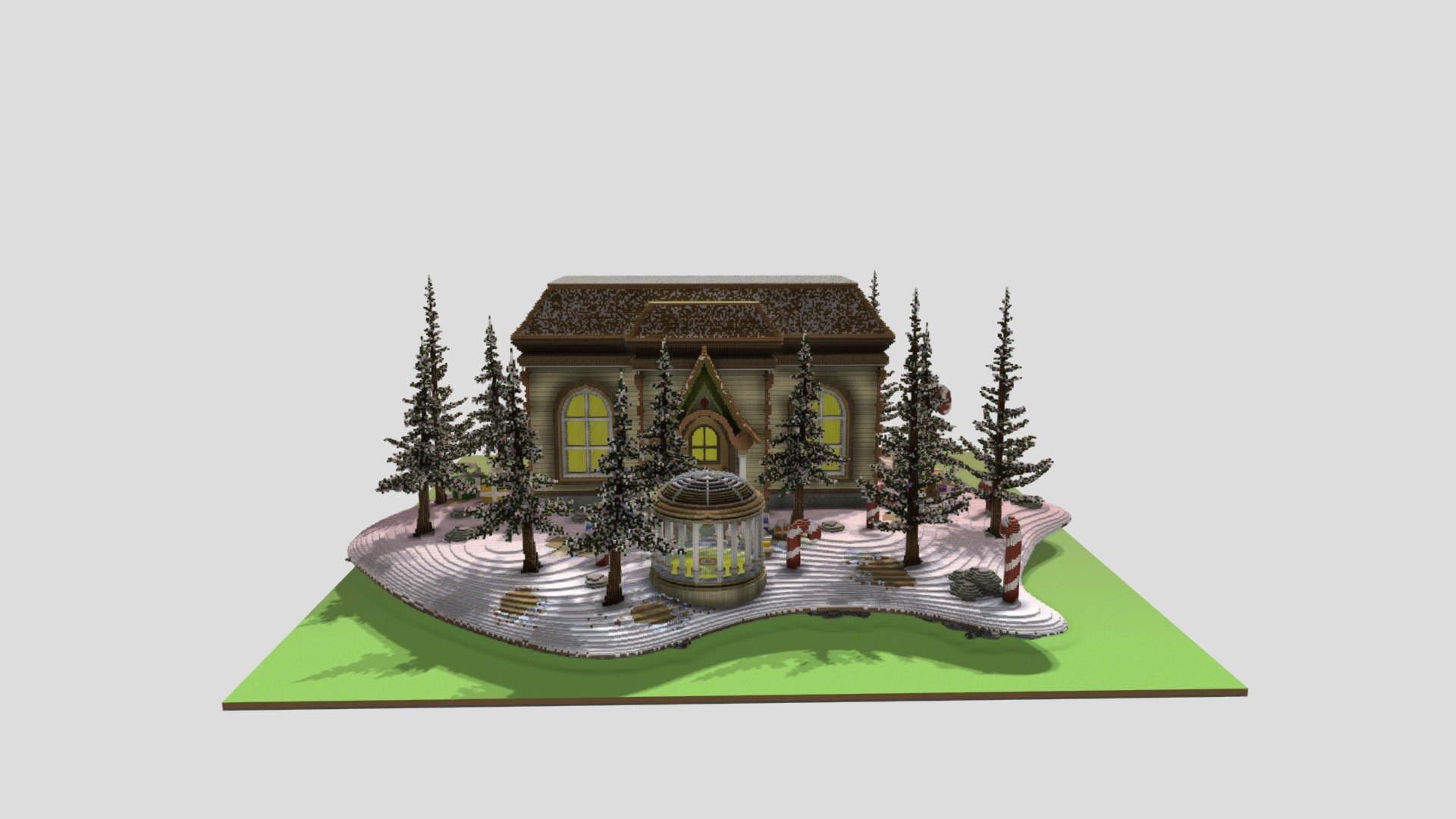 Massive Christmas House - 3D model by Senior Studios (@seniorstudios ...