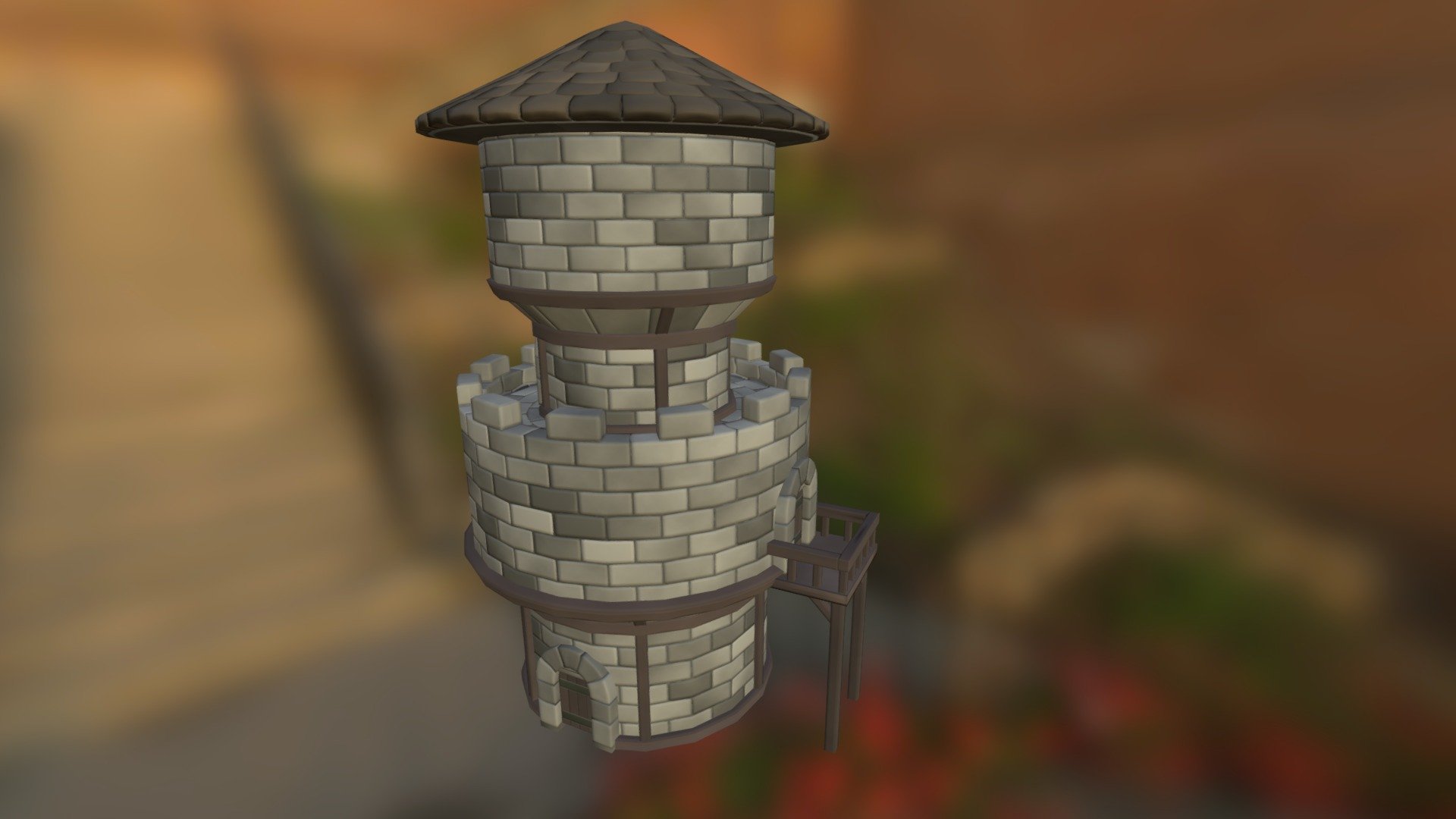 Tiny Tower - 3D model by conghal [1929b1f] - Sketchfab