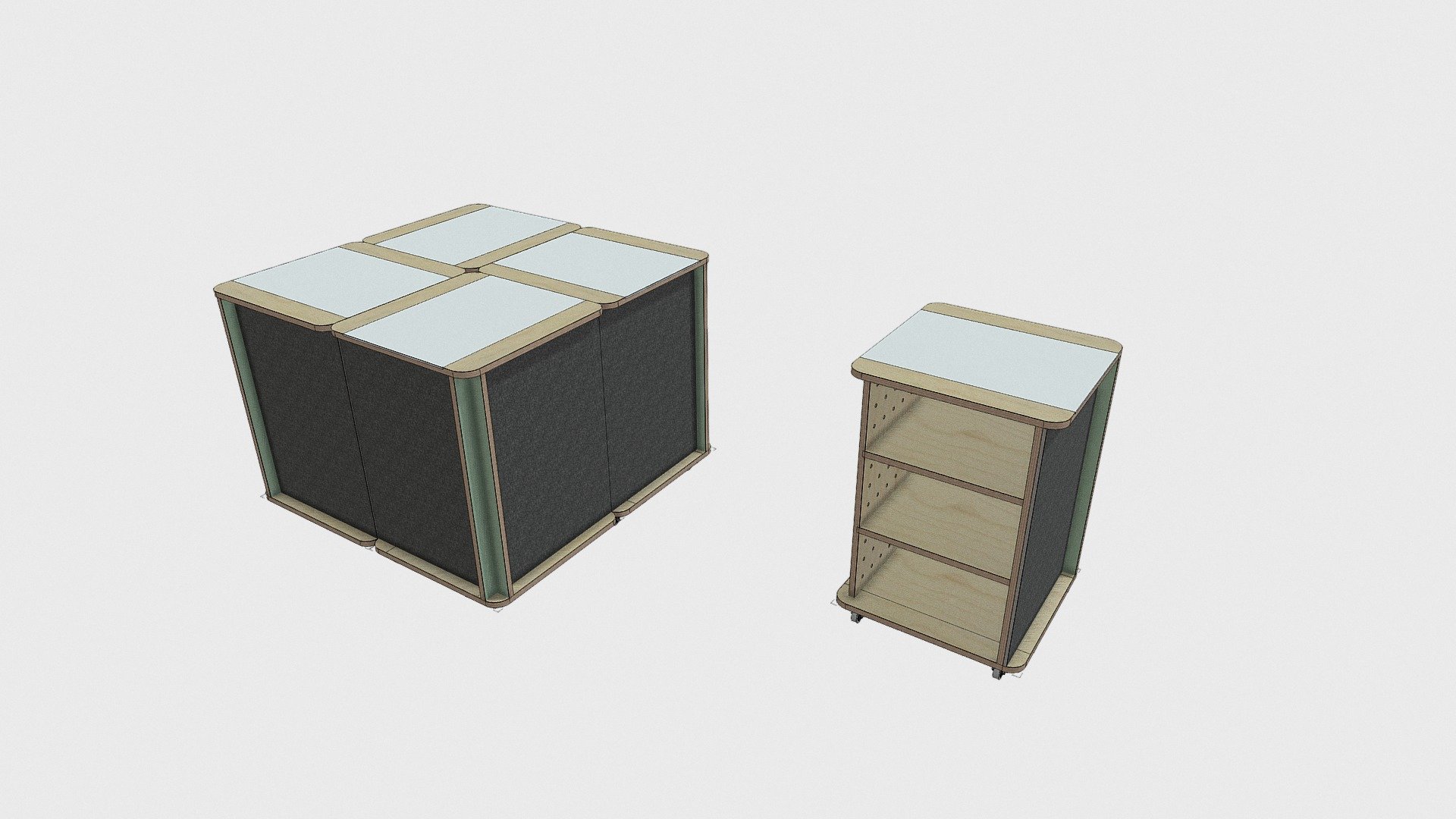 workdesk - 3D model by stykka.com [192a1ab] - Sketchfab