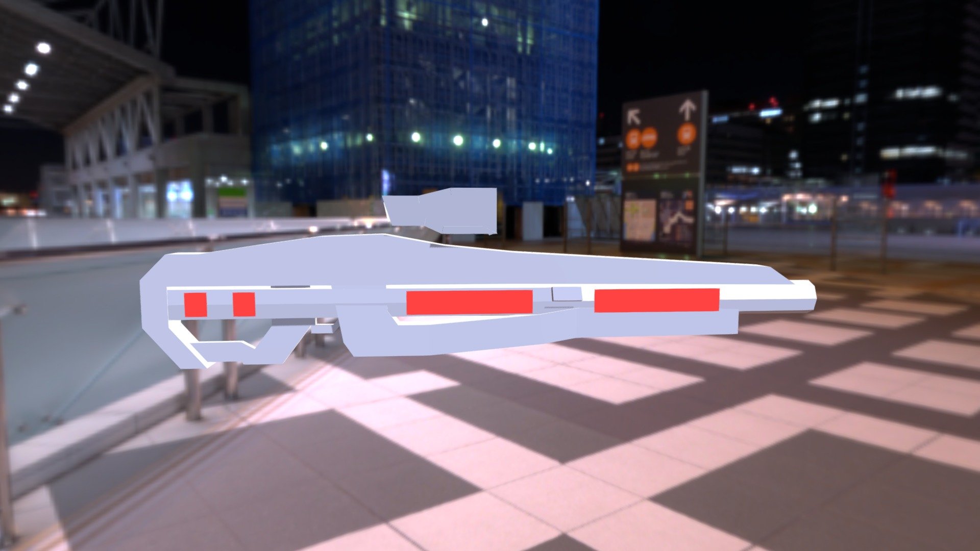 Halo Light Riffle design - 3D model by t.flores [192acd0] - Sketchfab