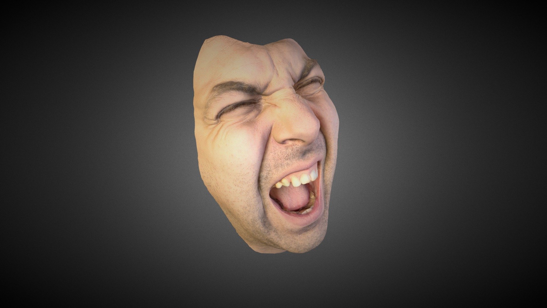 fred_face_UV_decimated - 3D model by R0m1R [192b7e0] - Sketchfab