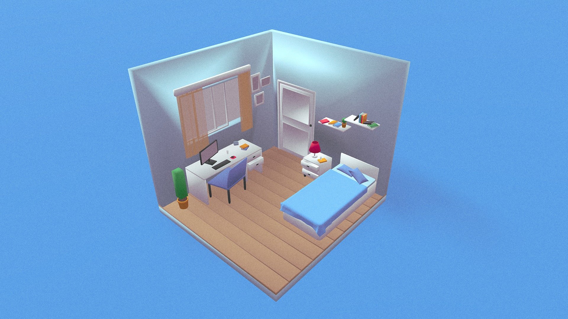 Room Inner View - Download Free 3D model by pcink [192baa6] - Sketchfab