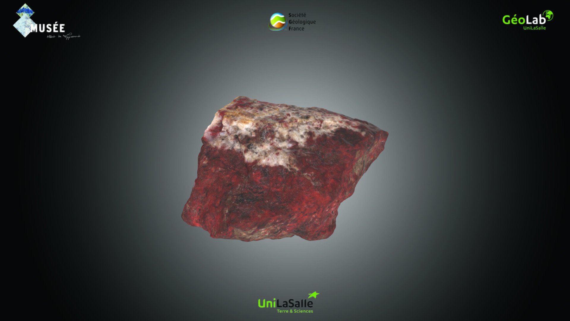 Mineral - Cinabre - Download Free 3D model by Société Géologique de ...