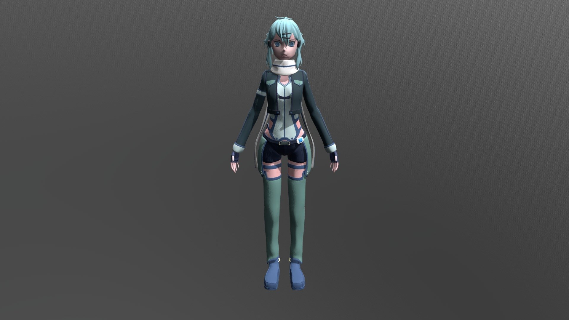 Sinon [Daniel Kreuter tutorial - my attempt] - 3D model by Havir ...