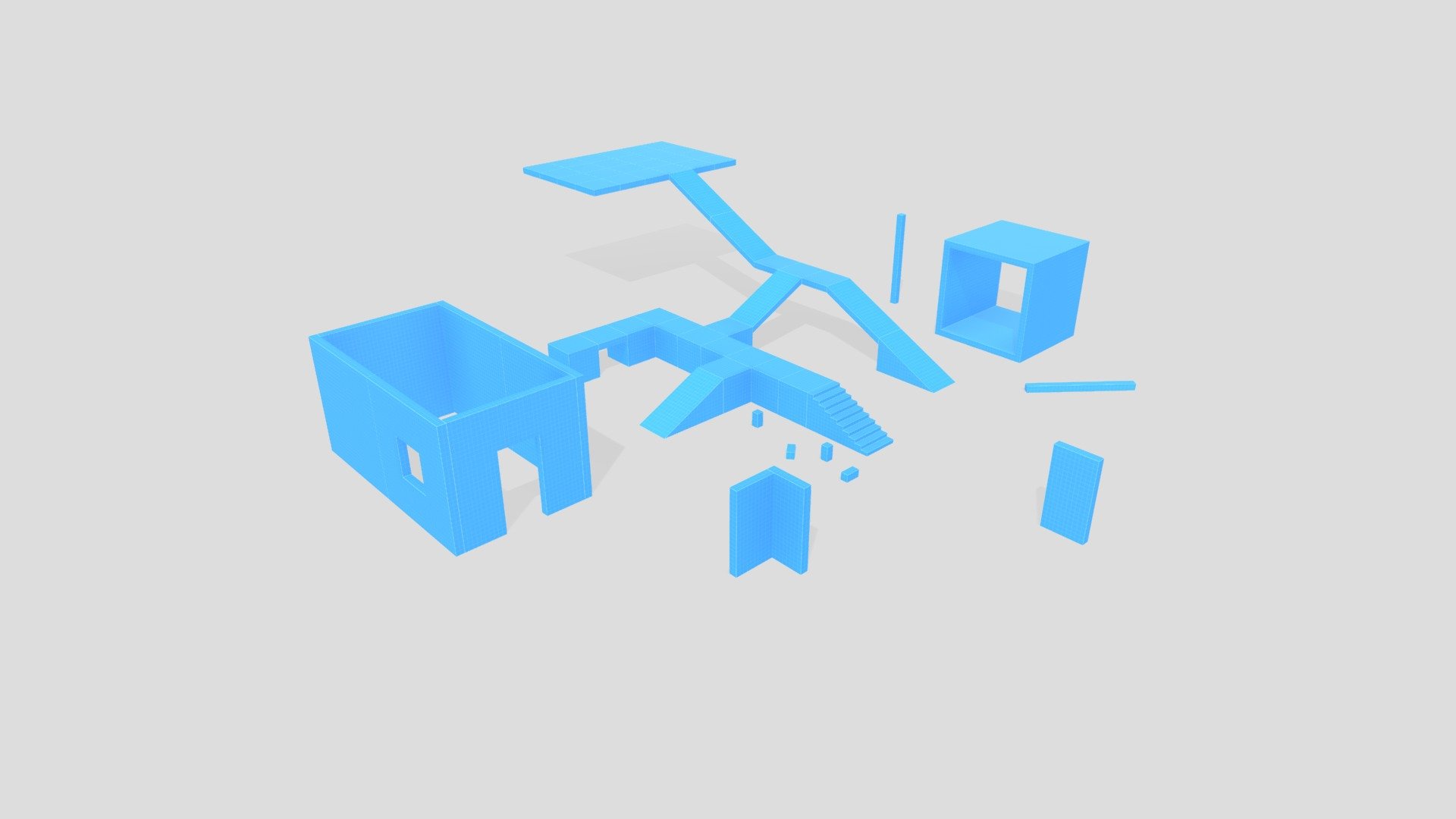 Pack011 Game Level Objects - Buy Royalty Free 3D model by BaluCG ...