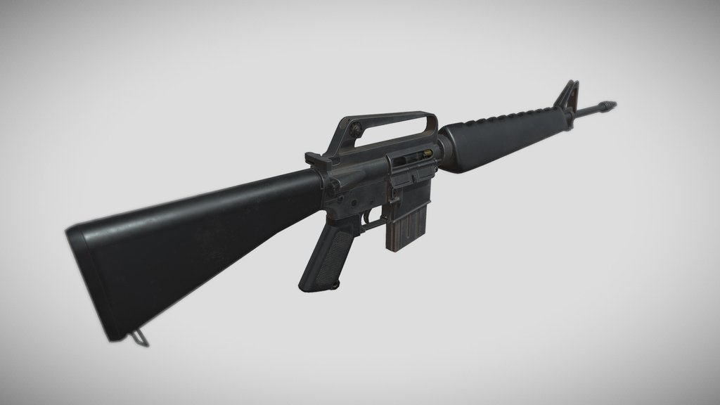 Vietnam War Gun - A 3D model collection by All In Resine ...