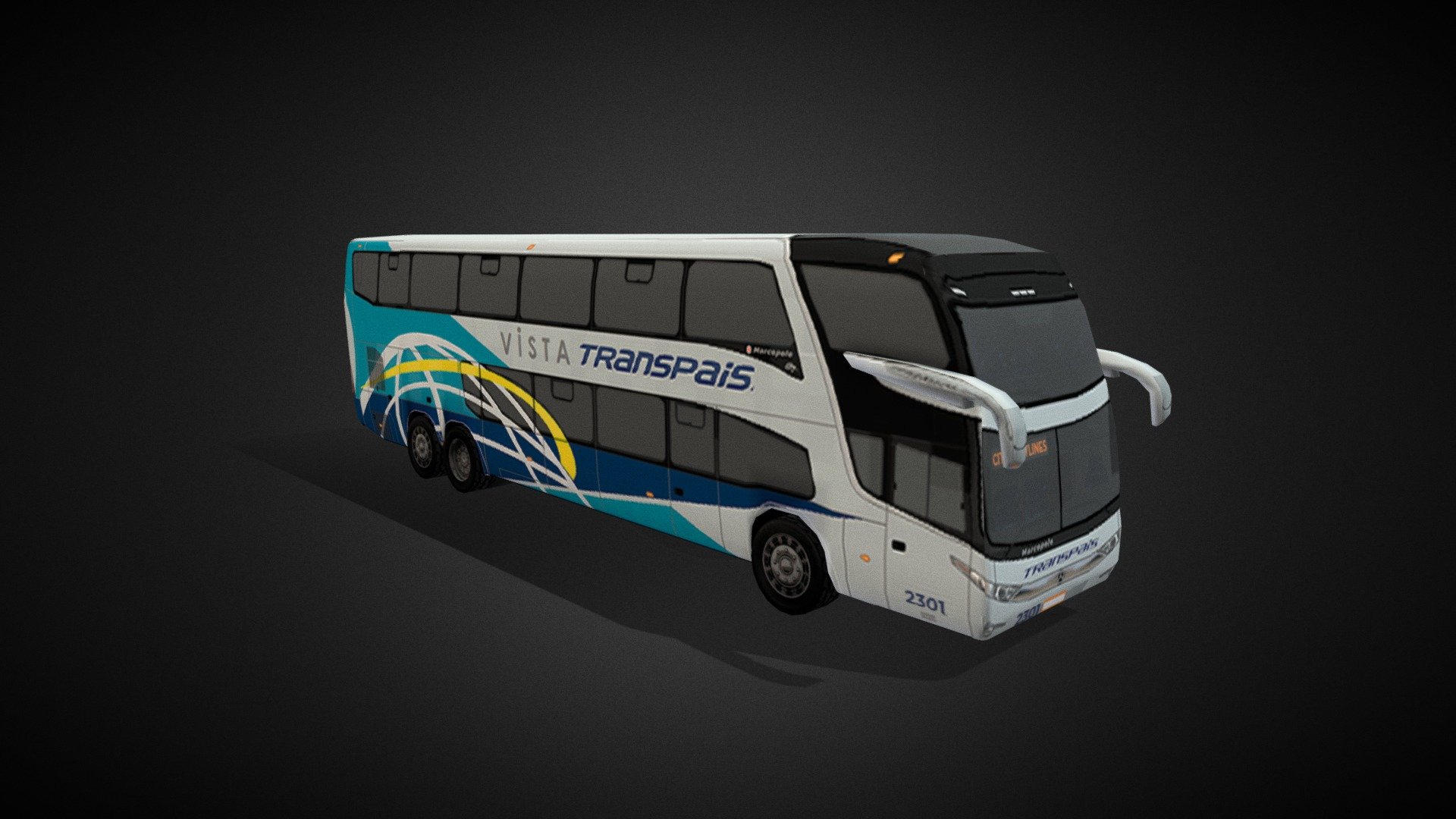 Bus Transpaís - 3D model by Checo Mx. (@checomx) [193032e] - Sketchfab