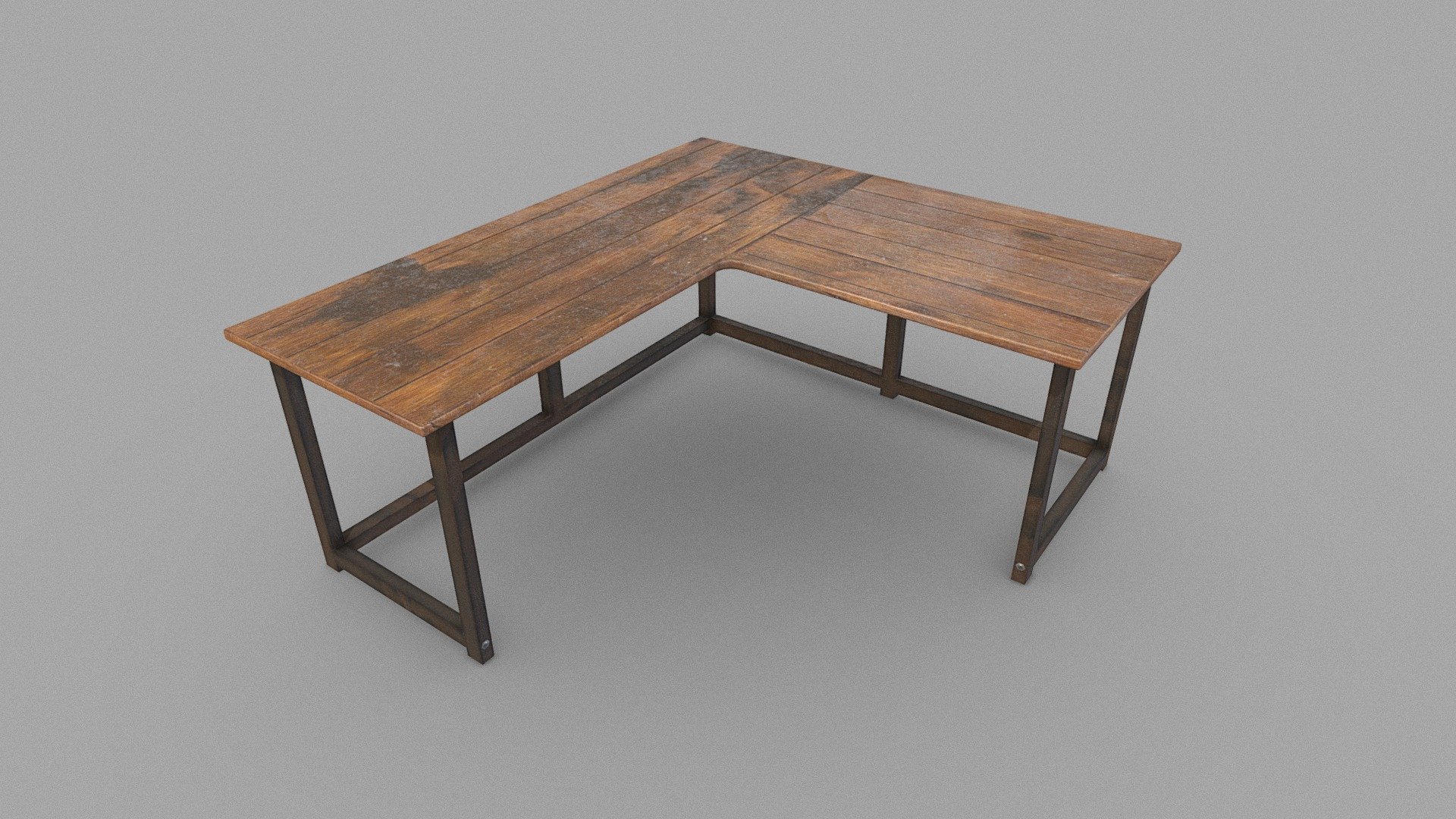 L shape desk - Buy Royalty Free 3D model by Sousinho [1933c5c ...