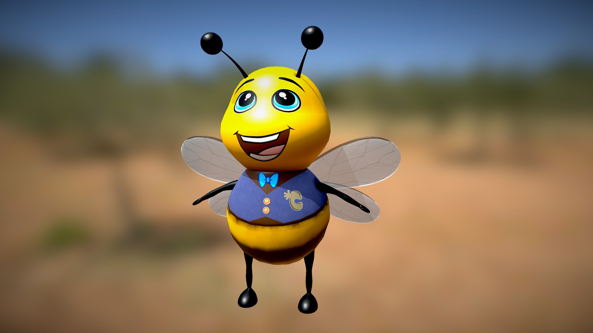 bee character - Buy Royalty Free 3D model by Verdant (@verdant.stu ...