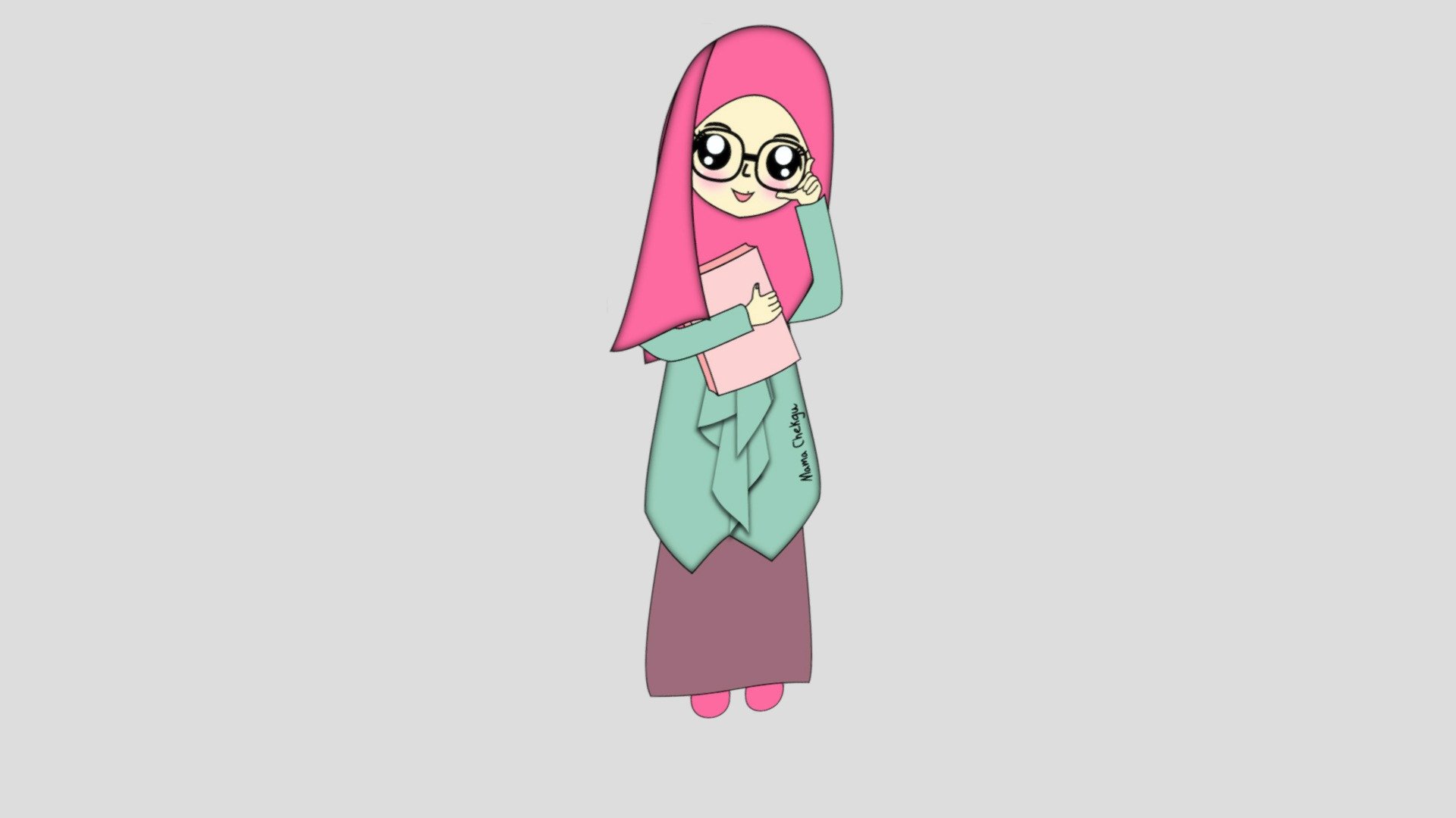 Muslimah - 3D model by evaboniita [19368b1] - Sketchfab