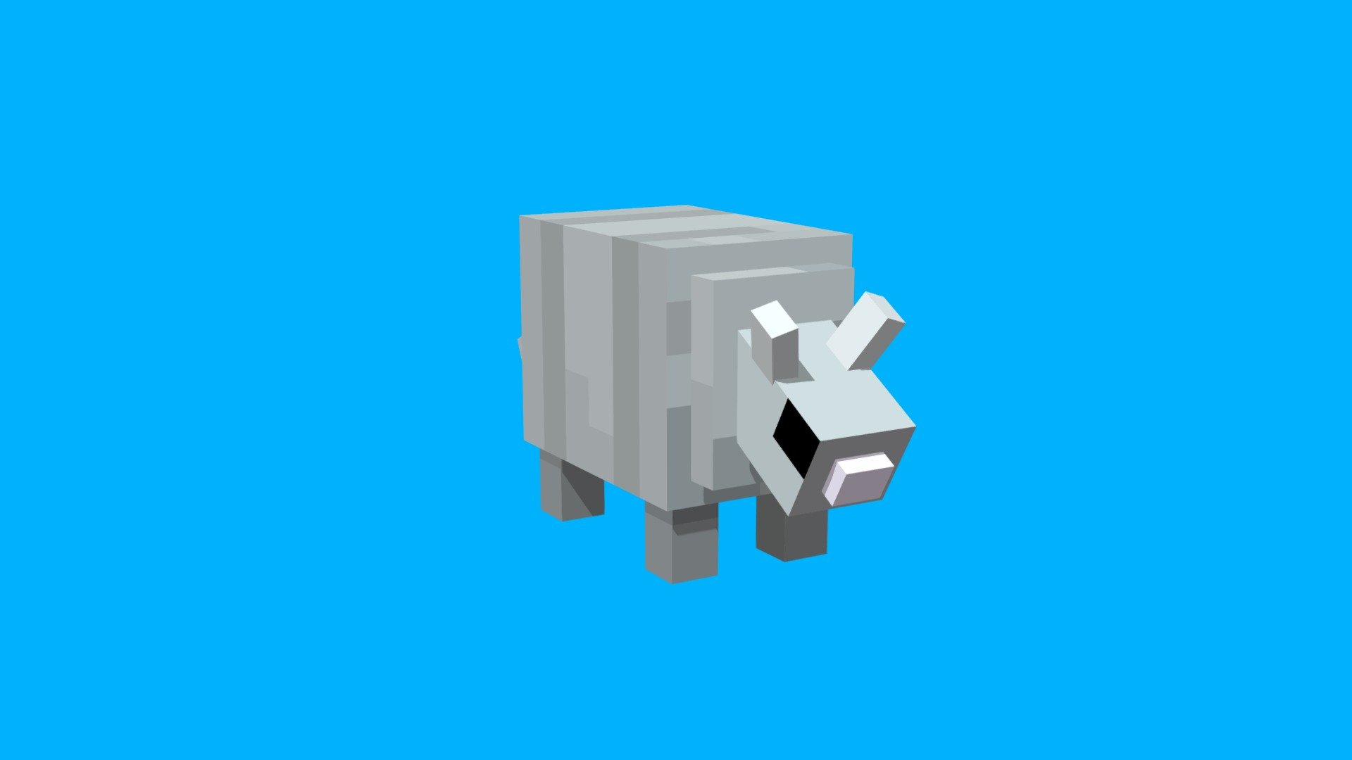 Blocky Armadillo - Download Free 3D model by YourPalPika [1937047 ...